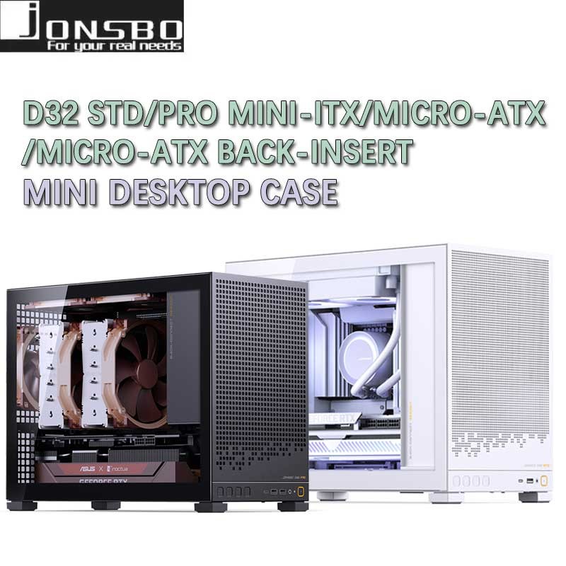 Jual JONSBO D32 STD/PRO Version MINI Desktop Case for MINI-ITX/M-ATX/M-ATX Back-Insert ...