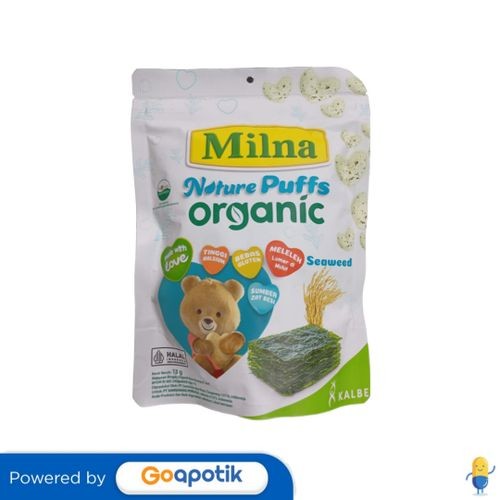 Jual Milna Nature Puffs Organic Rasa Seaweed Pack 13 Gram | Shopee ...