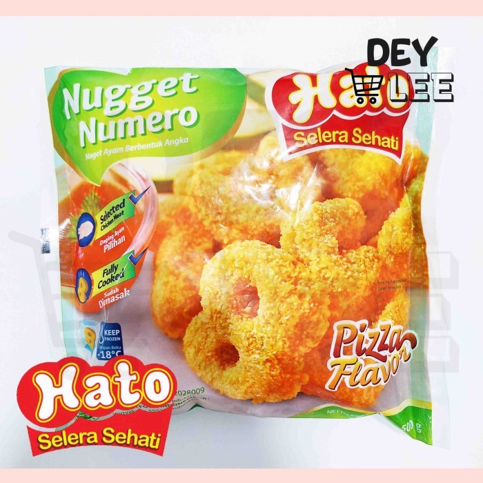 Jual HATO Chicken Nugget Numero Pizza Flavor 500g Frozen Food Bandung | Shopee Indonesia