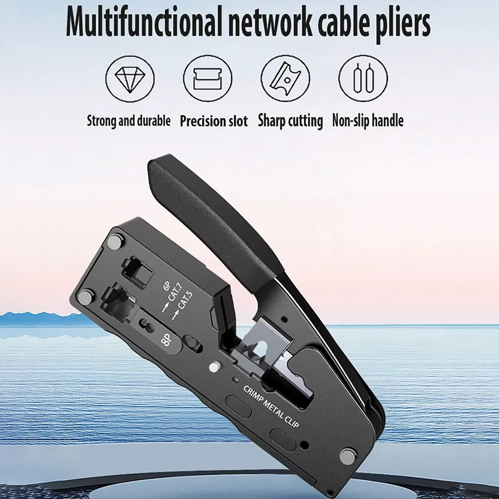 Jual Alat Crimping RJ45 Alat Crimping Ethernet Pemotong Kawat Crimper ...