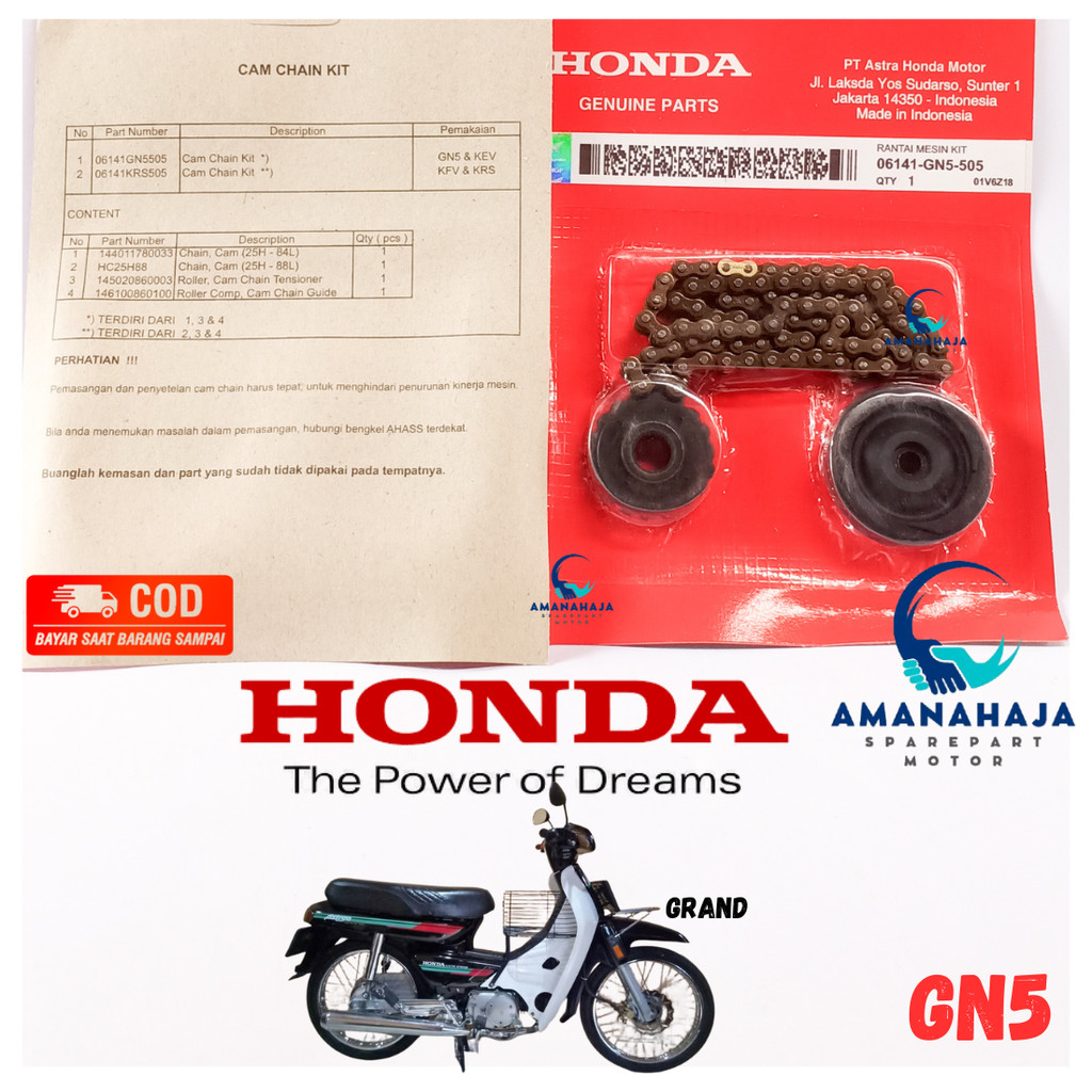 Jual (GARANSI) ORI RANTAI KETENG KAMPRAT SET GRAND (GN5) | SPAREPART ...
