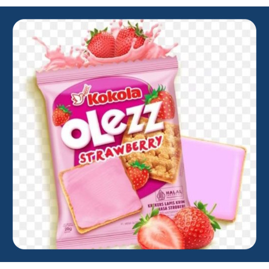 Jual Kokola Malkist Olezz Strawberry 20 Gram Isi 10 Pcs | Shopee Indonesia