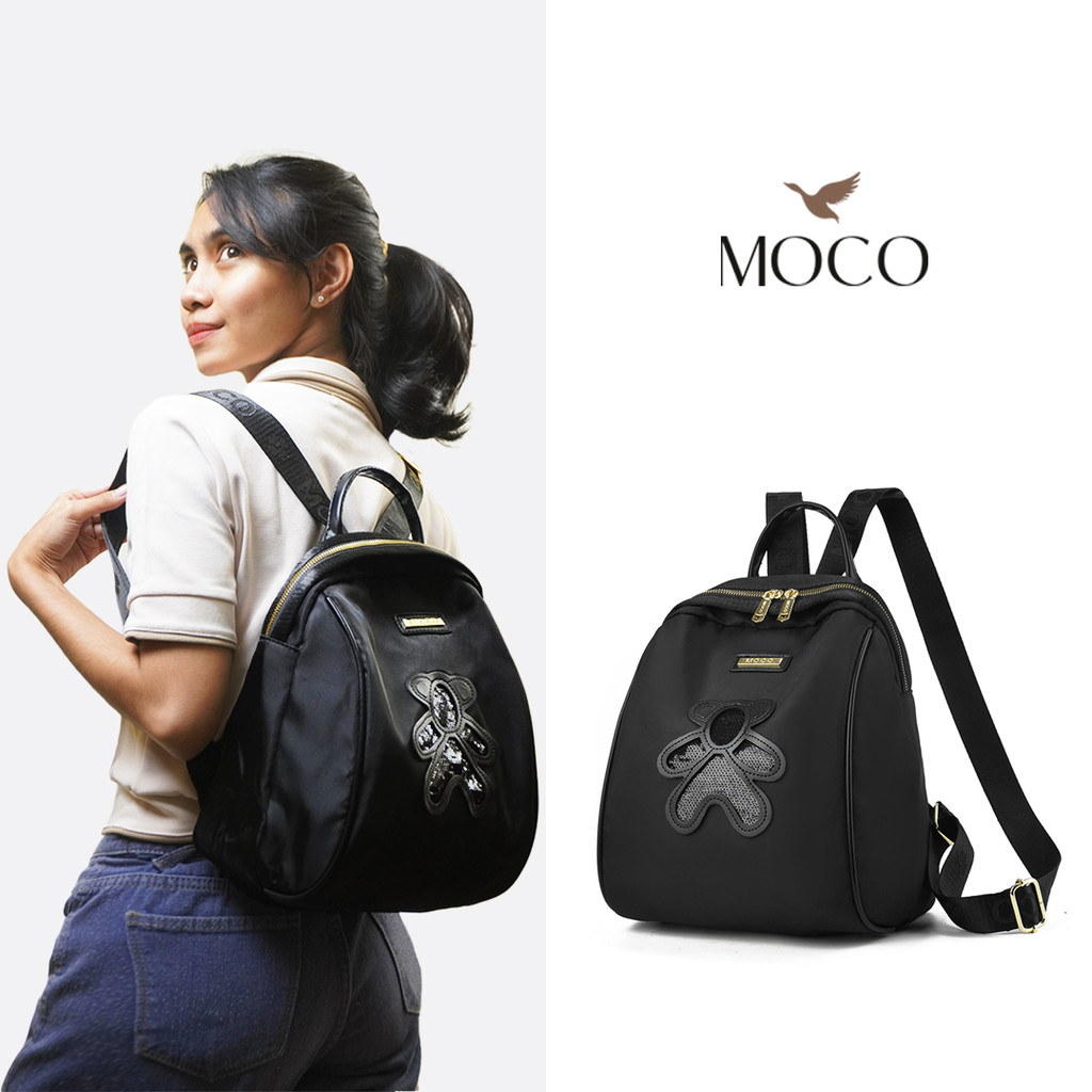 Jual 【LAST CALL】MOCO Fashion Tas Gendong Ransel Lucu Kecil Backpack Oxford Vintage Bag Aksen ...