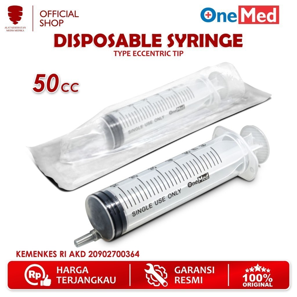 Jual Syringe Spuit Spet 50 ml cc Teknik Tanpa Jarum Takaran Nutrisi ...
