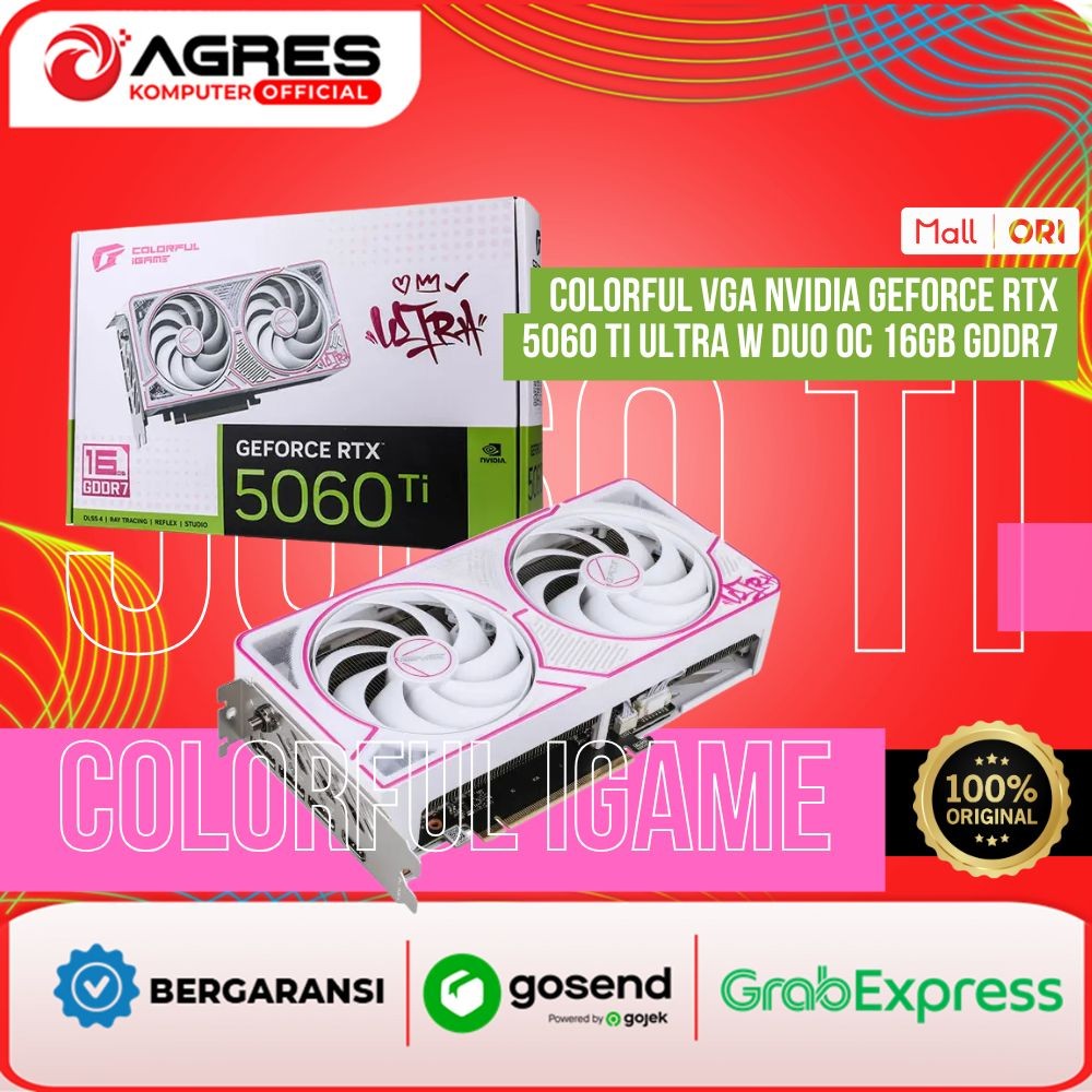 Jual Colorful iGame GeForce RTX 5060 Ti Ultra W DUO OC 16GB-V | Shopee ...