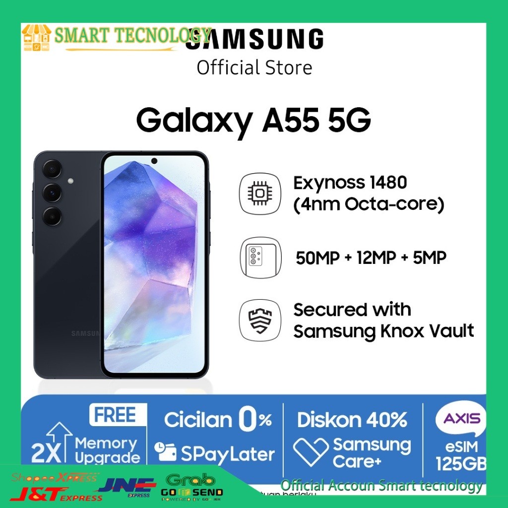 Jual SAMSUNG A55 5G 8/256 - 12 /256 GARANSI RESMI - Processor: Exynos ...