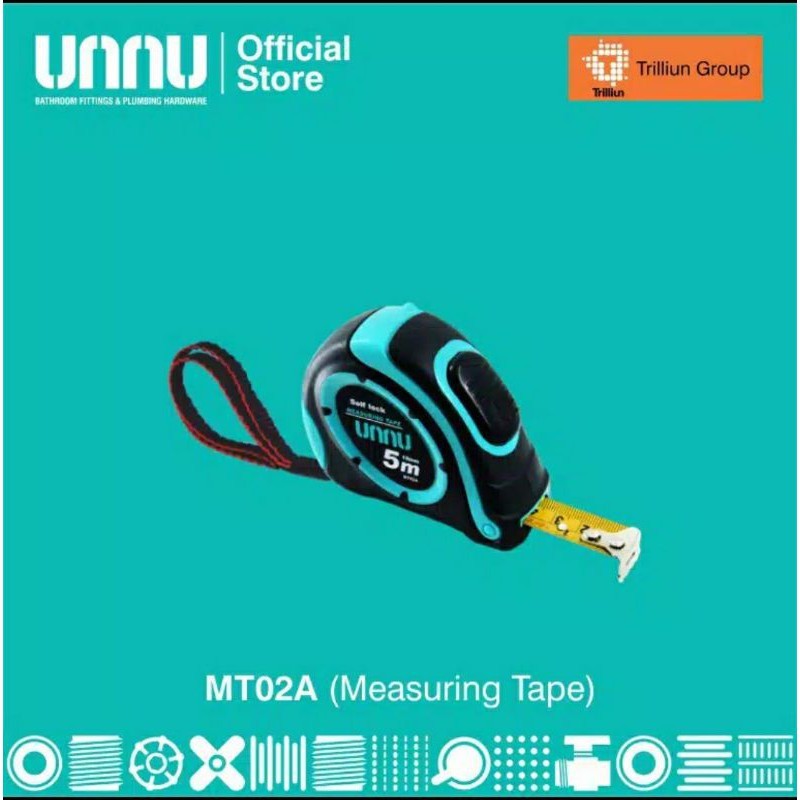 Jual METERAN UNNU ALAT UKUR METER MEASURING TAPE PANJANG UKURAN MULAI ...