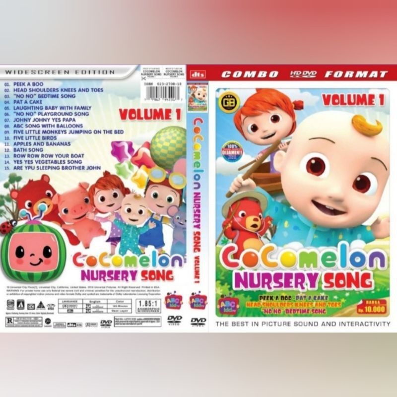 Jual Kaset LAGU anak Animasi - COCOMELON 1 - NURSERY SONG - HD | Shopee ...