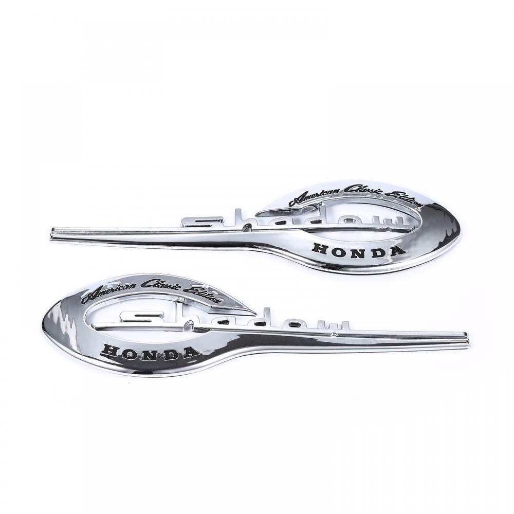 Jual Chrome Fuel Gas Tank Emblem Badge Decal Sticker for Honda Shadow ...