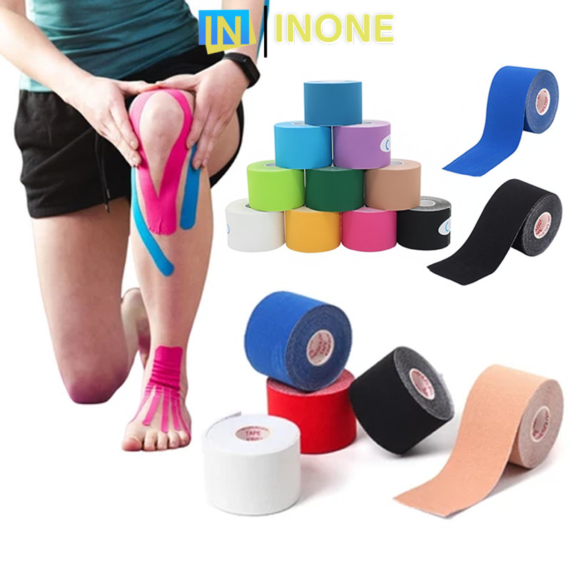Jual INONE - Kinesio Tape / Tapping / Kinesiology Tape 5CM X 5M, 2.5CM X 5M / Kinesiology Tape ...