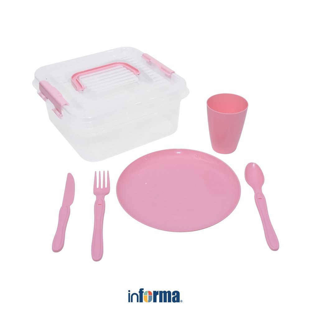 Jual Informa Appetite Set 30 Pcs My Box Picnic Perlengkapan Makan ...