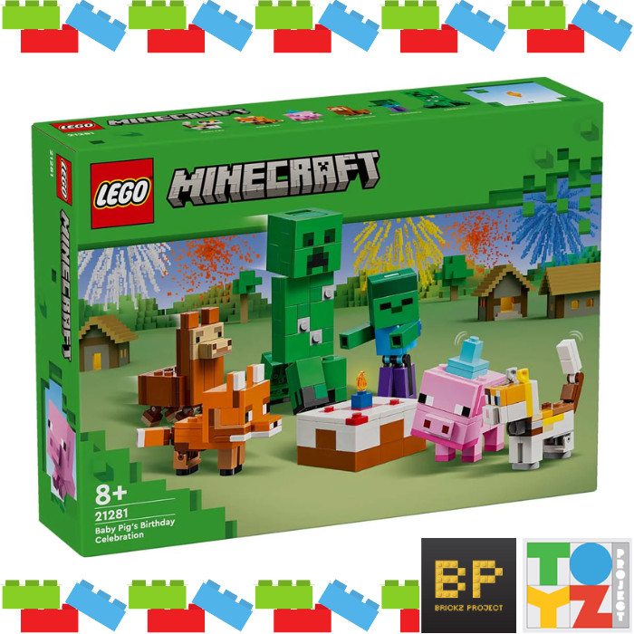 Jual Lego 21281 Minecraft - Baby Pig's Birthday Celebration | Shopee ...