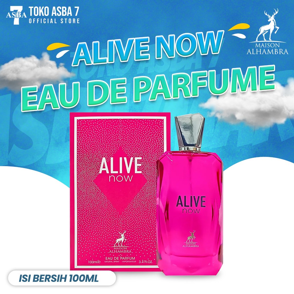 Jual MAISON ALHAMBRA ALIVE NOW EDP 100 ML | Shopee Indonesia