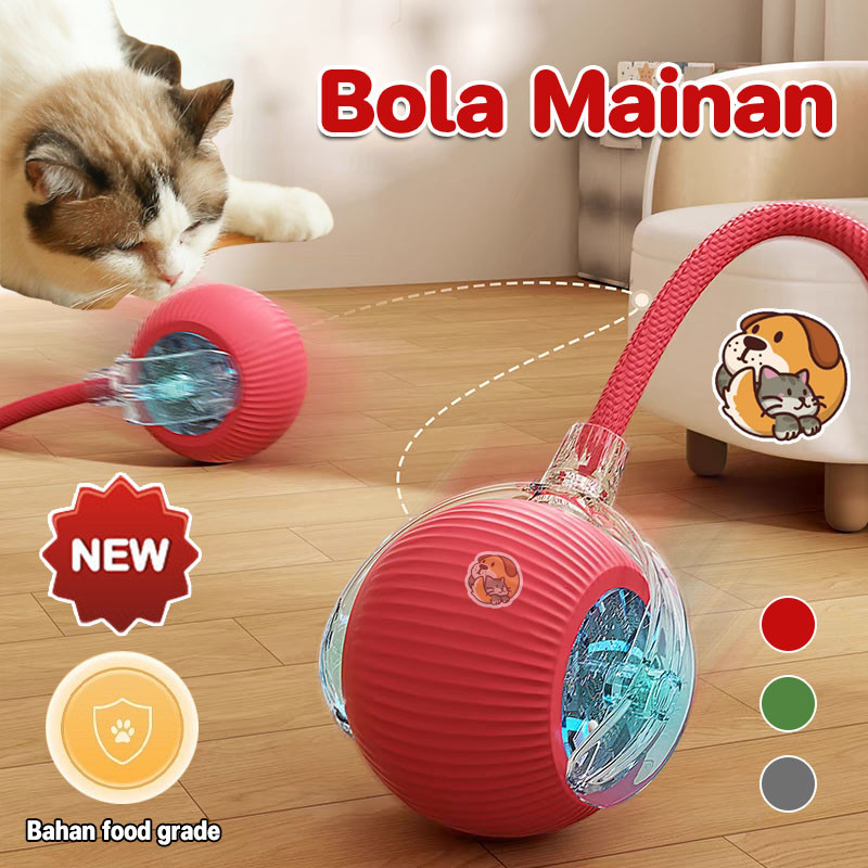 Jual Pet Mainan Bola Listrik Bergulir Cerdas Hewan Peliharaan ...