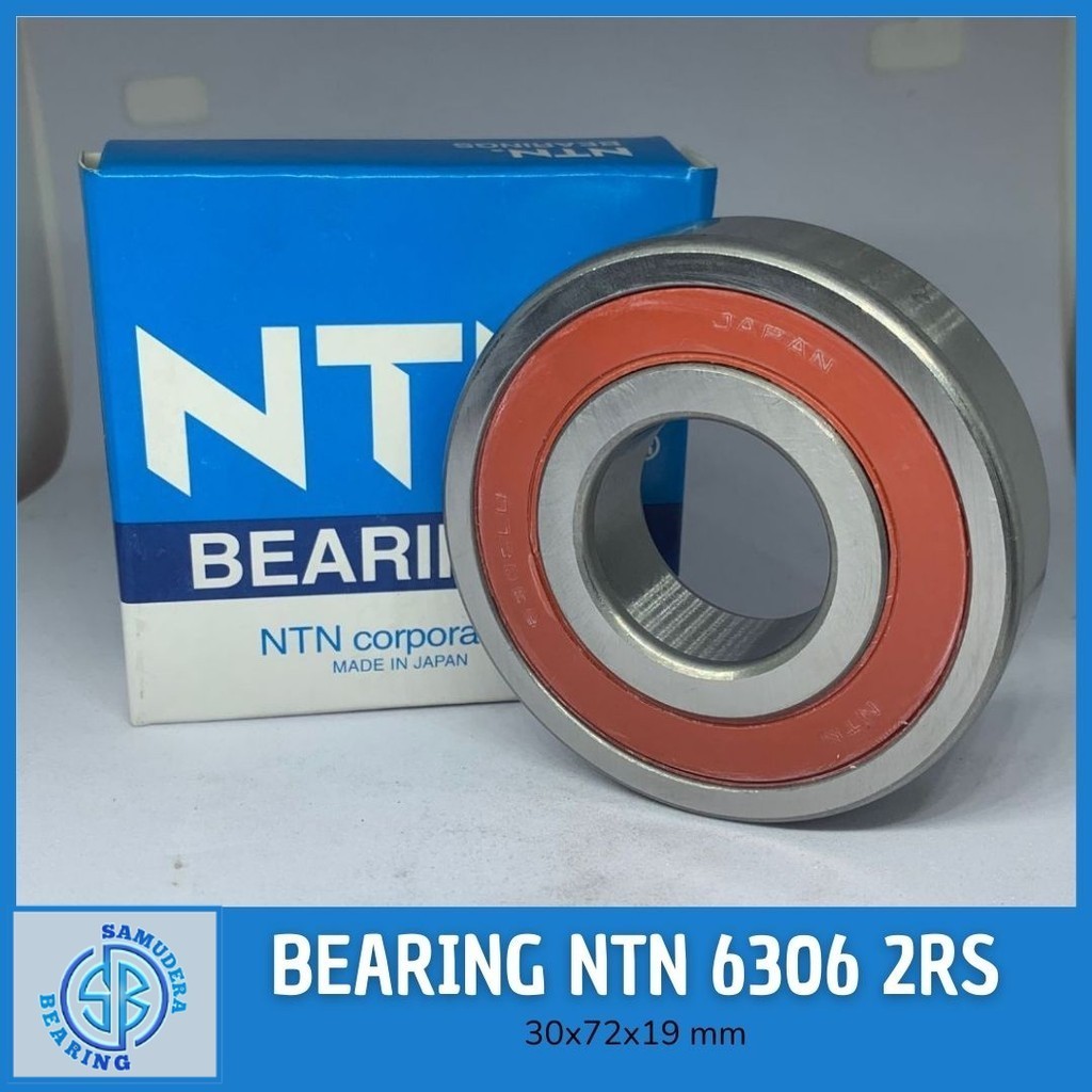 Jual Bearing Laher NTN 6306 2RS Japan Laker Klaher Tutup Karet Dua Sisi | Shopee Indonesia