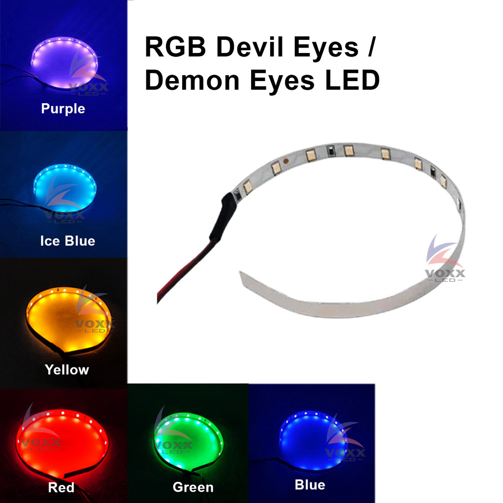 Jual VOXX LED LED Strip Devil Eyes Projie Biled 2.5 - 3.0 Inch Auto ...