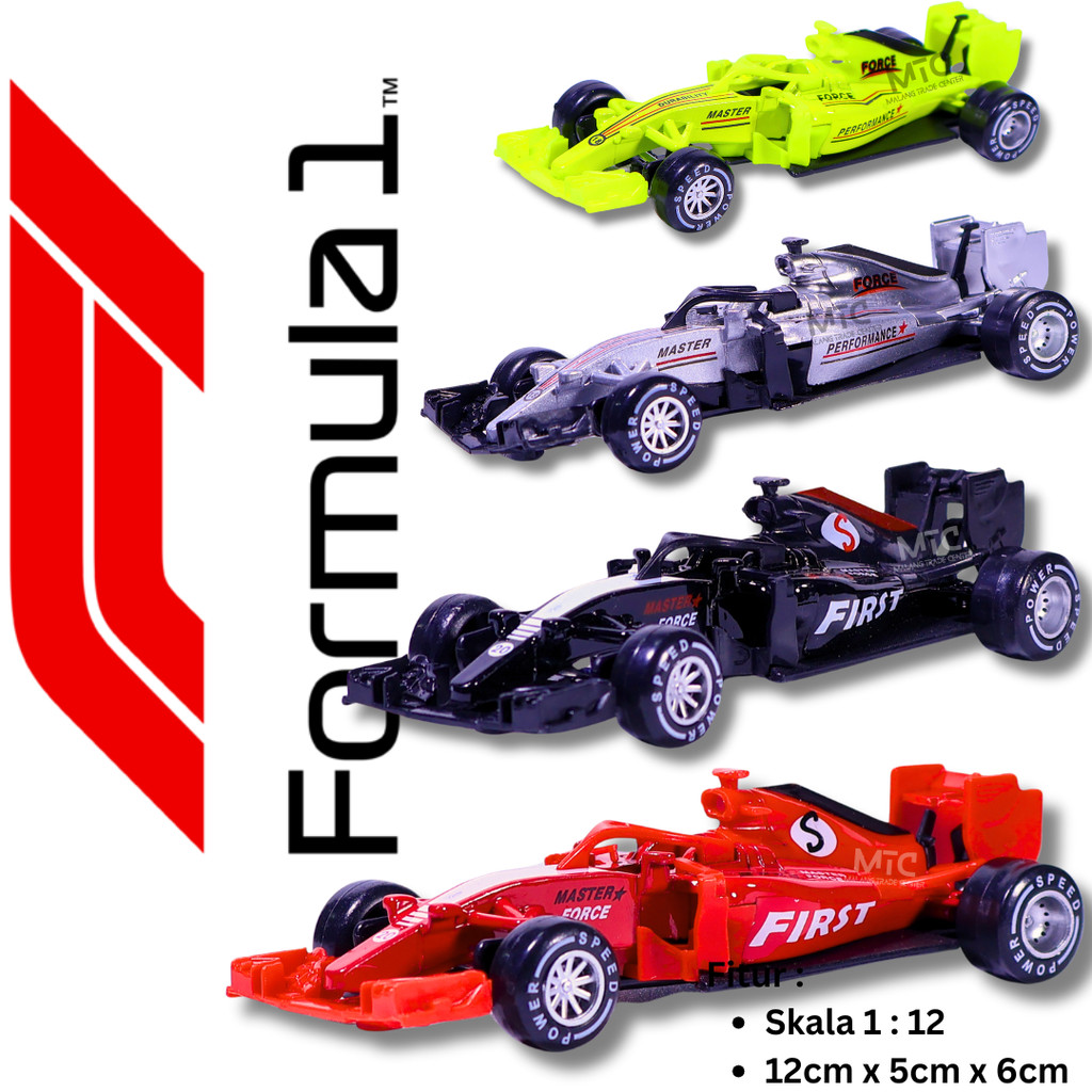 Jual Diecast Alloy Metal Miniatur Mobil Balap Formula Sedan Racing ...