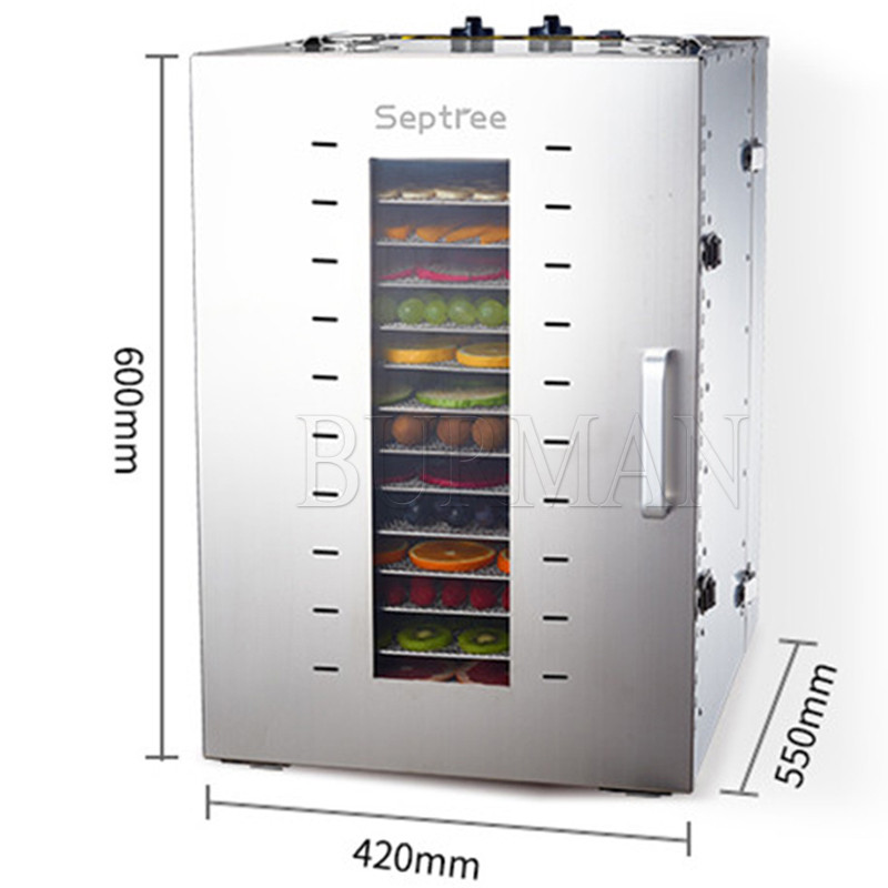 Jual 16 Layers Fruit Vegetable Drying Machine Commercial Home Dual-use ...