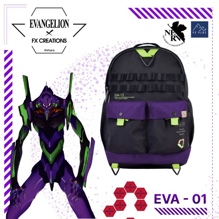 Jual Ransel Evangelion X FX Creations Backpack FX Plus EVA241006-01 ...