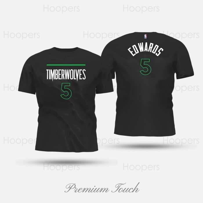 Jual Anthony Edwards Minnesota Timberwolves Statement Jersey 2022 Black ...