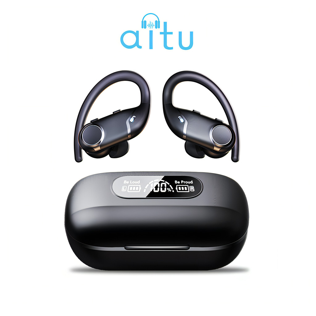 Jual Aitu 31 Bone Conduction Earphone Bluetooth 5.3 IPX7 TWS Waterproof ...