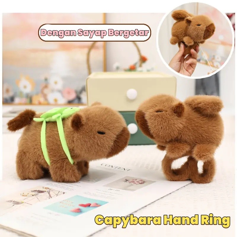 Jual Boneka Capybara Mainan Mewah Clingy Capybara Plush Wrislet ...