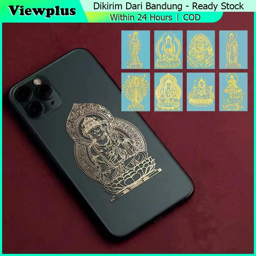 Jual Stiker Emas HP 8 Dewa Pelindung 12 shio Chinese Aksesoris HP ...