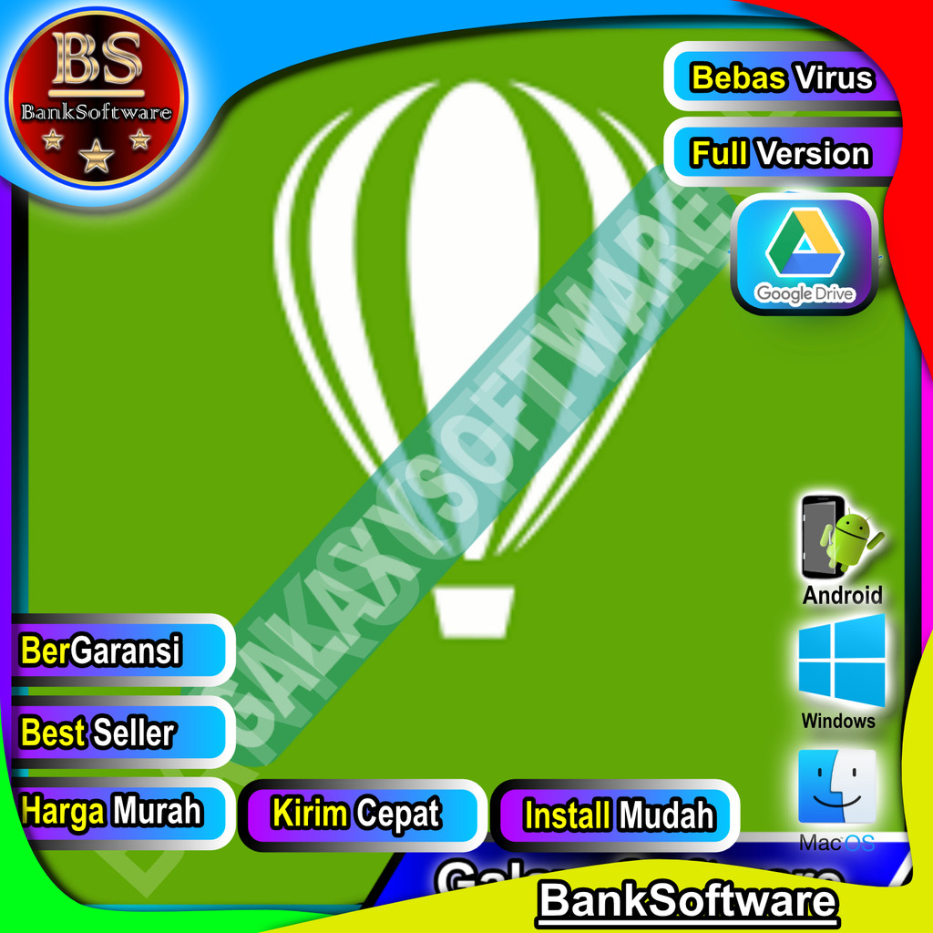 Jual Corel Dr4w X7, V21, V23, V24, V25 2024 Full Version - BankSoftware | Shopee Indonesia