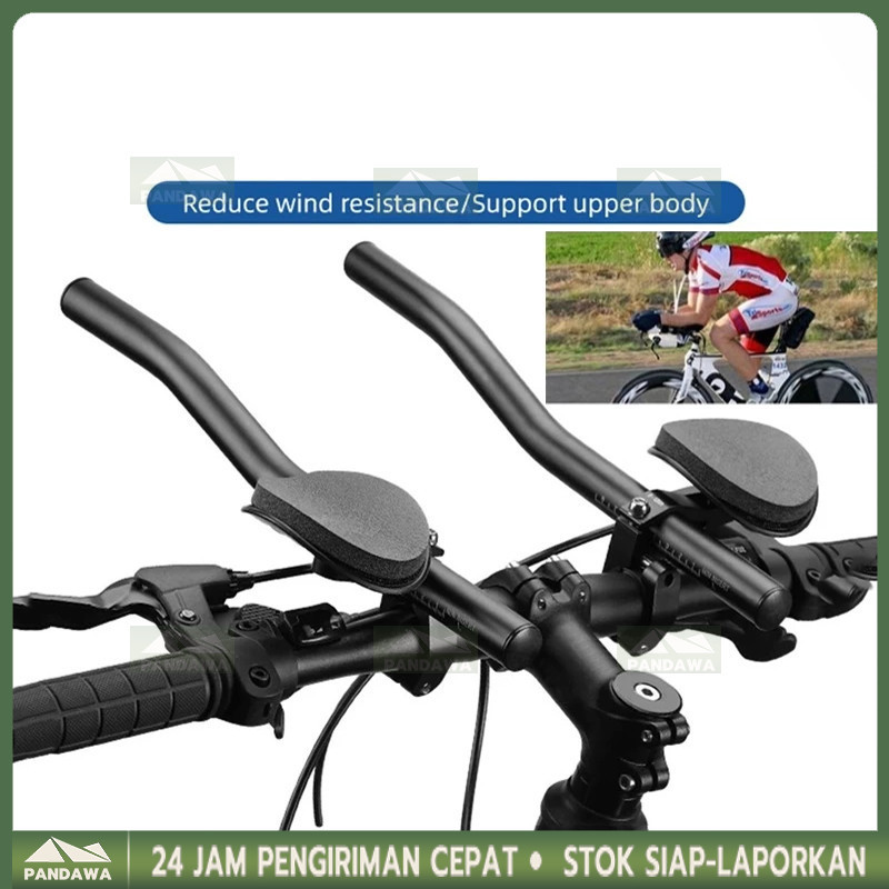 Jual Setang Istirahat Sepeda Gunung, Handlebar Relaxing MTB Arm Rest TT ...