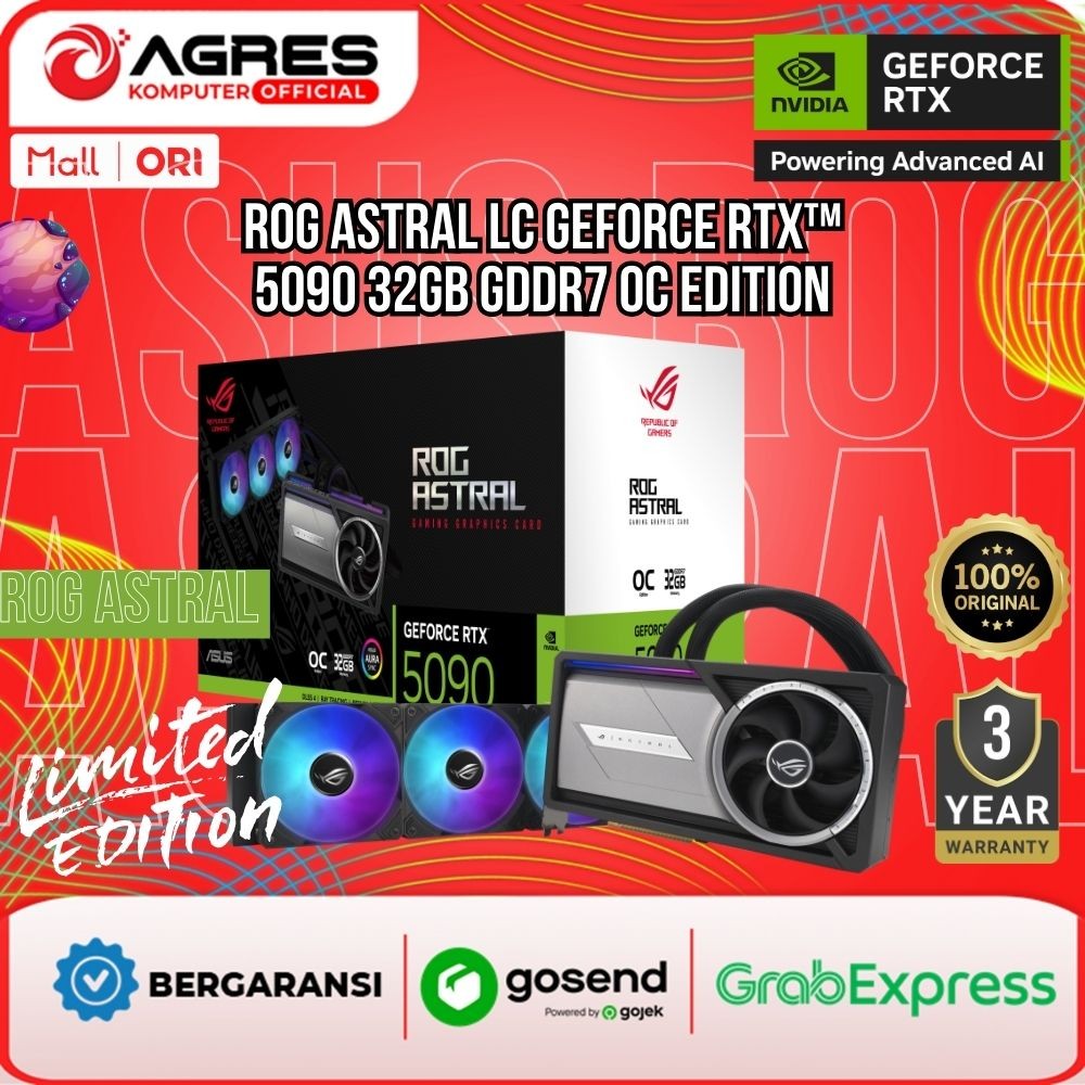 Jual ASUS ROG RTX 5090 ASTRAL LC LIQUID COOLER 32GB GDDR7 OC EDITION ...