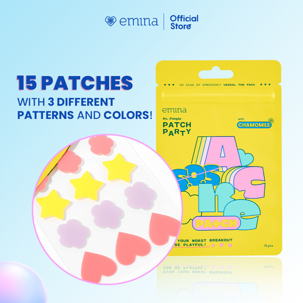 Jual Emina Ms. Pimple Acne Patch 12 Pcs & 15 Pcs Patch Party With ...
