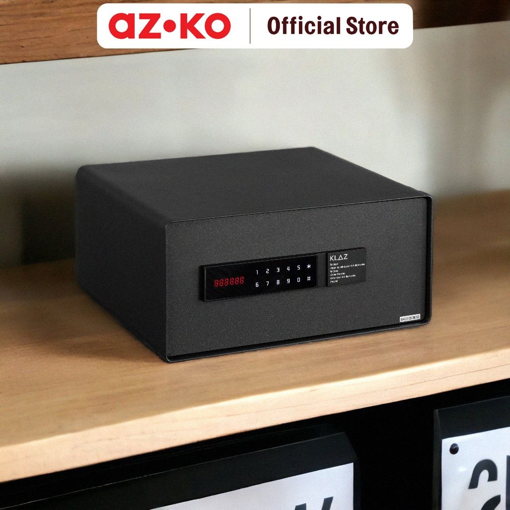 Jual AZKO Klaz 42x37x20 cm Brankas Hotel Layar Sentuh Hob - Hitam ...