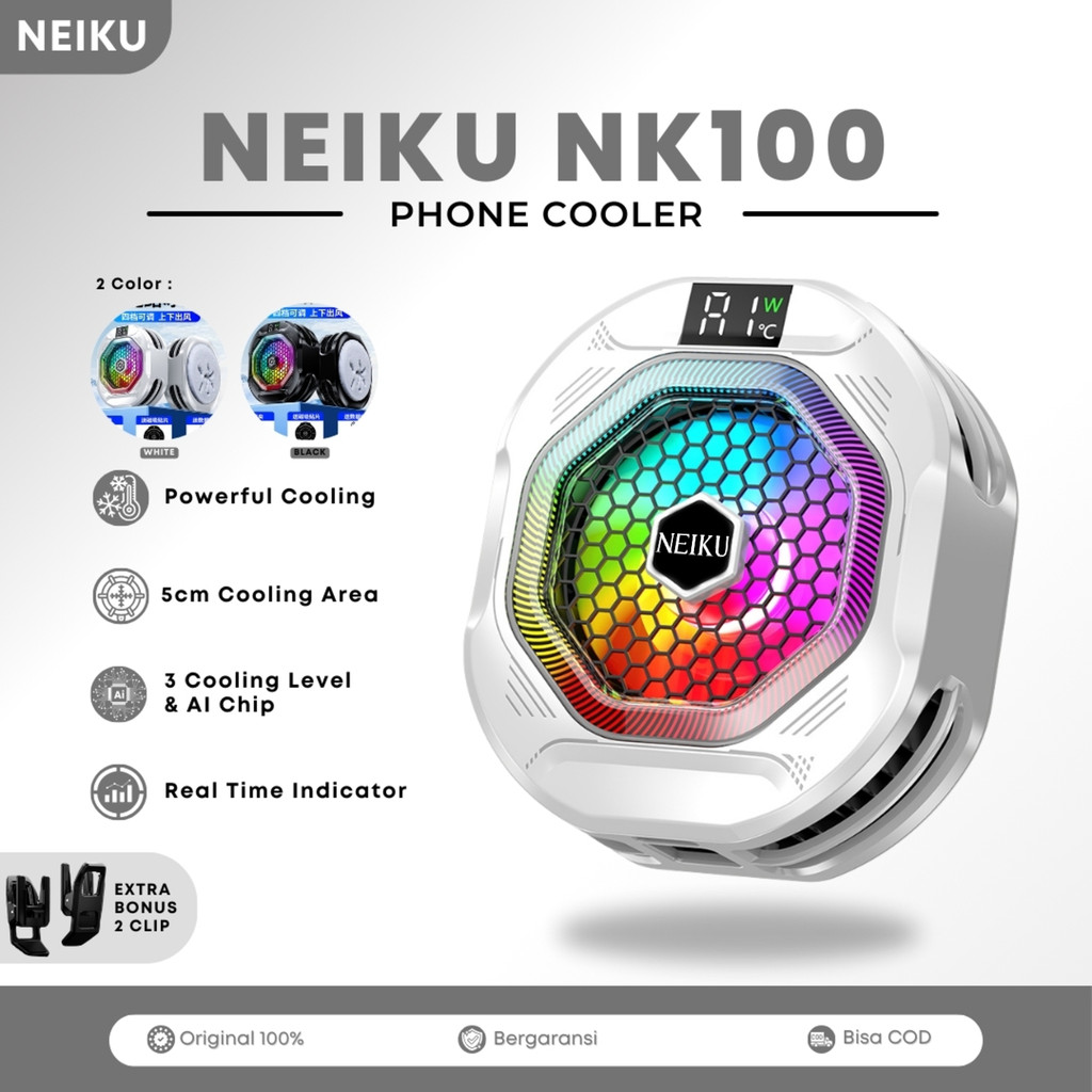 Jual NEIKU NK100 Phone Cooler Pendingin Hp Cooler HP Rgb 27W ...