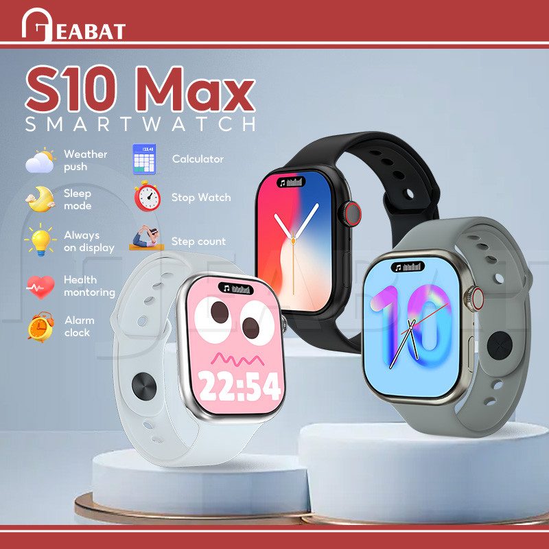 Jual 100% Original SmartWatch S10 Max Series10 Games 2.01inch Jam ...