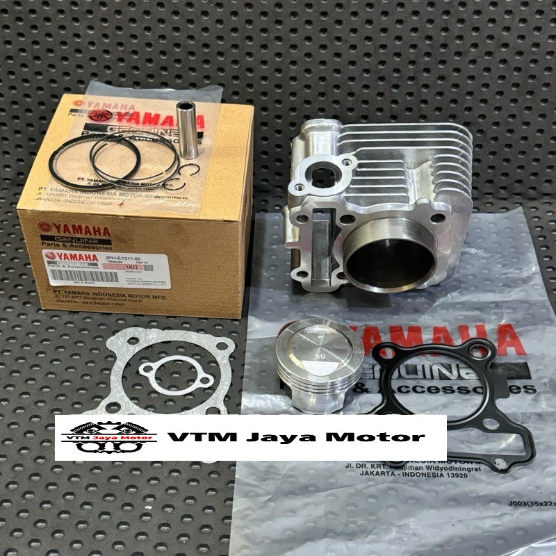 Jual Blok Seher Komplit Bore Up 59mm 2PH Mio M3 Soul Gt 125 Freego 125 Xride 125 Fino 125 Mio ...