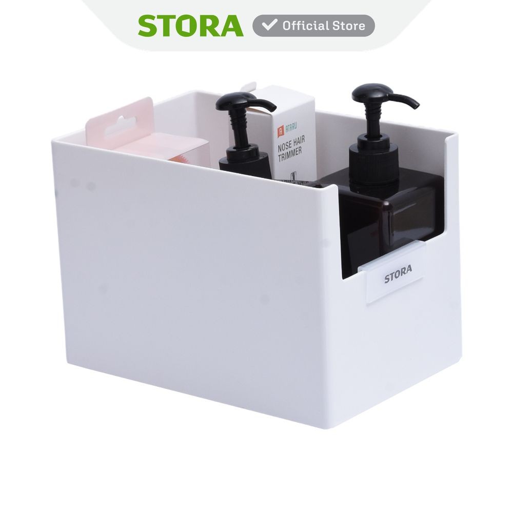 Jual Stora 21X14X15 cm Kotak Penyimpanan High - Putih Kotak Serbaguna ...