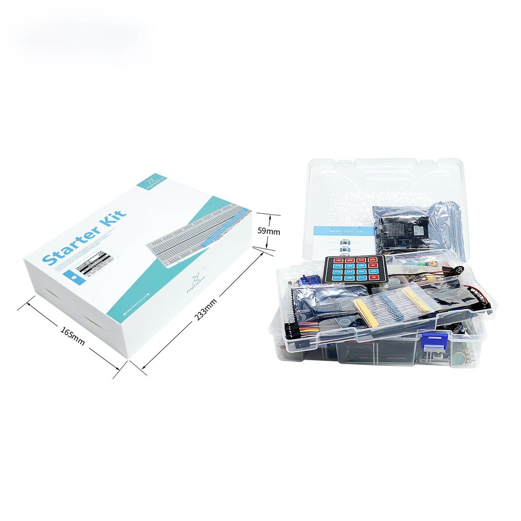 Jual Freenove Complete Starter Kit for Arduino UNO R4 V5 WiFi Mini, Arm ...