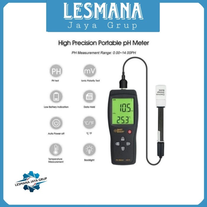 Jual PH Meter Smart Sensor AS218 Calibration Certificate Tester ...