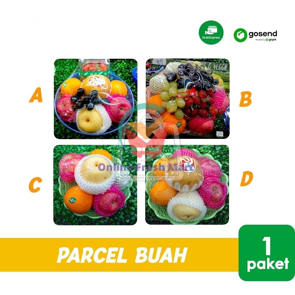 Jual Parcel Buah Segar / Hampers Buah Premium (1 paket) KHUSUS INSTANT ...
