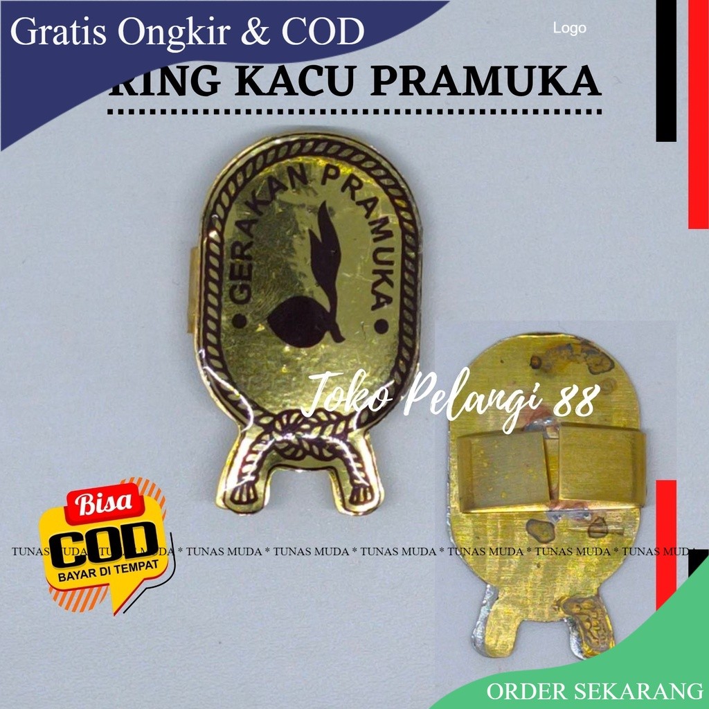 Jual (COD) Ring Kacu Gerakan Pramuka Pembina Fiber Besi Cincin Kolong ...