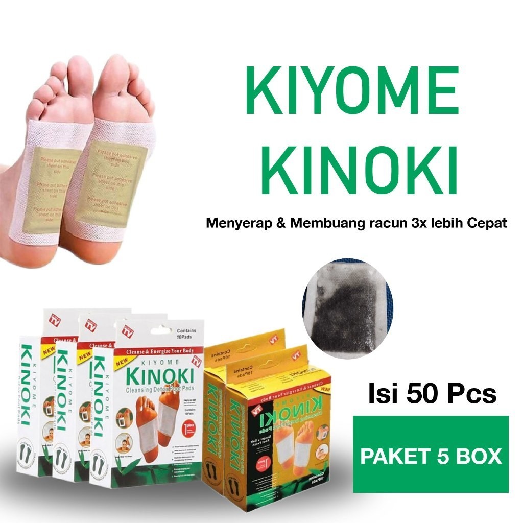 Jual Paket 5 Box Kinoki Gold Koyo Herbal Detox Kaki Isi 50 Pcs | Shopee ...