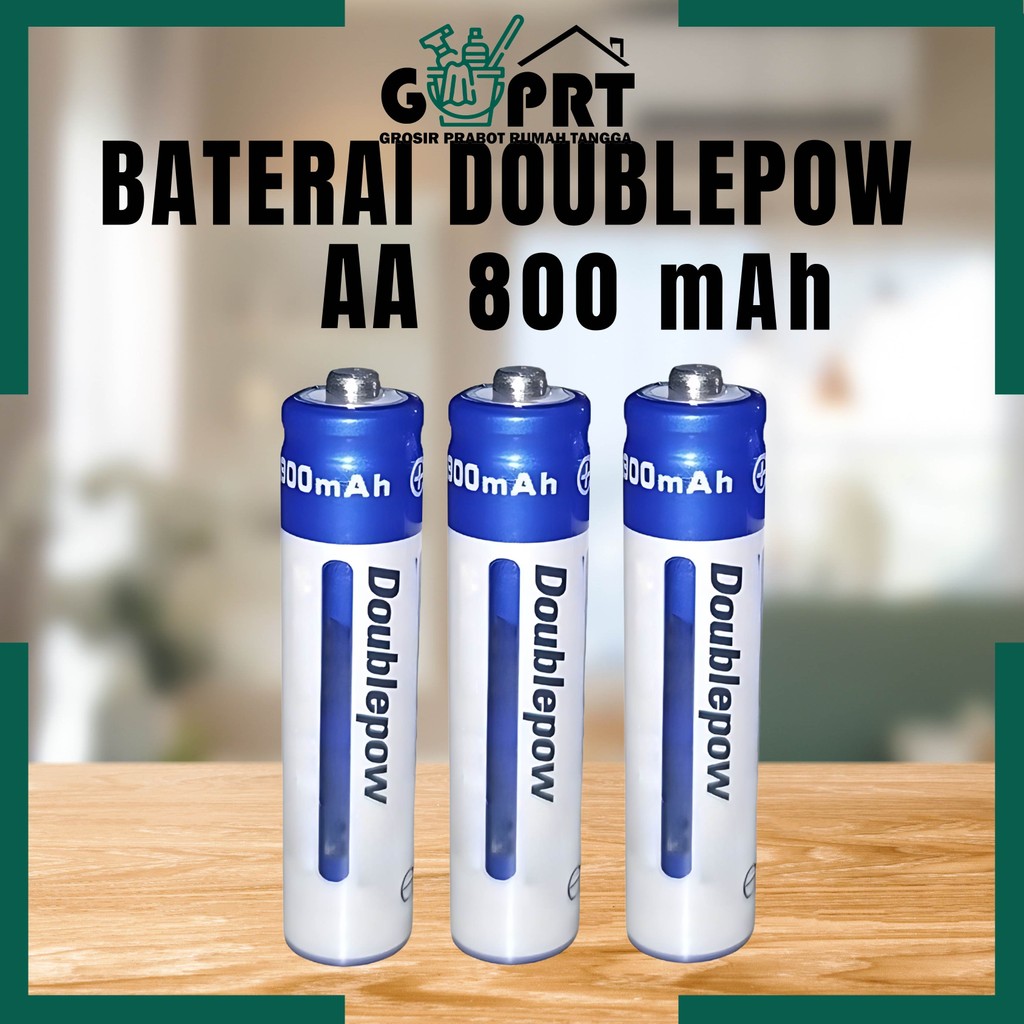 Jual Baterai Doublepow AA A2 ORIGINAL Alkaline Batu Batre Bisa Di Cas ...