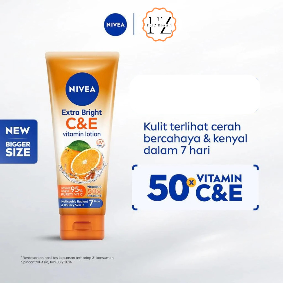 Jual [NEW PACK] NIVEA Body Lotion Extra Bright C&E Vitamin Lotion | Shopee Indonesia