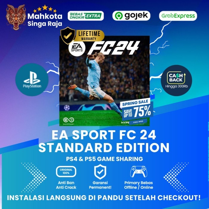 Jual EA Sport FC24 - PS4 - PS5 - PlayStation 5 - PlayStation 4 Digital Game Sharing | Shopee ...