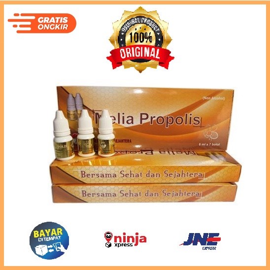 Jual BEST PROMO!!! Propolis melia original 6ml harga/box isi 7botol ...