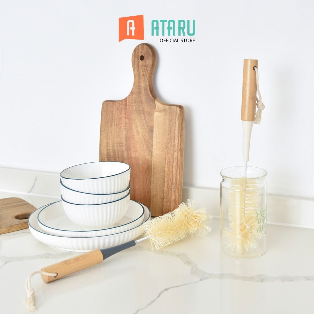 Jual Ataru Sikat Botol Susu Minimalist - Abu-Abu Bottle Cleaning Brush ...