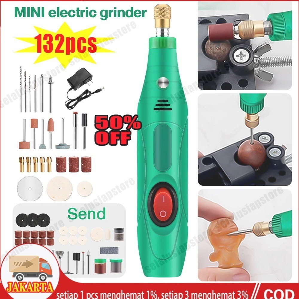 Jual Bor Mini 12V DC 15000 RPM Mini Drill Electric Engraver Grinder ...