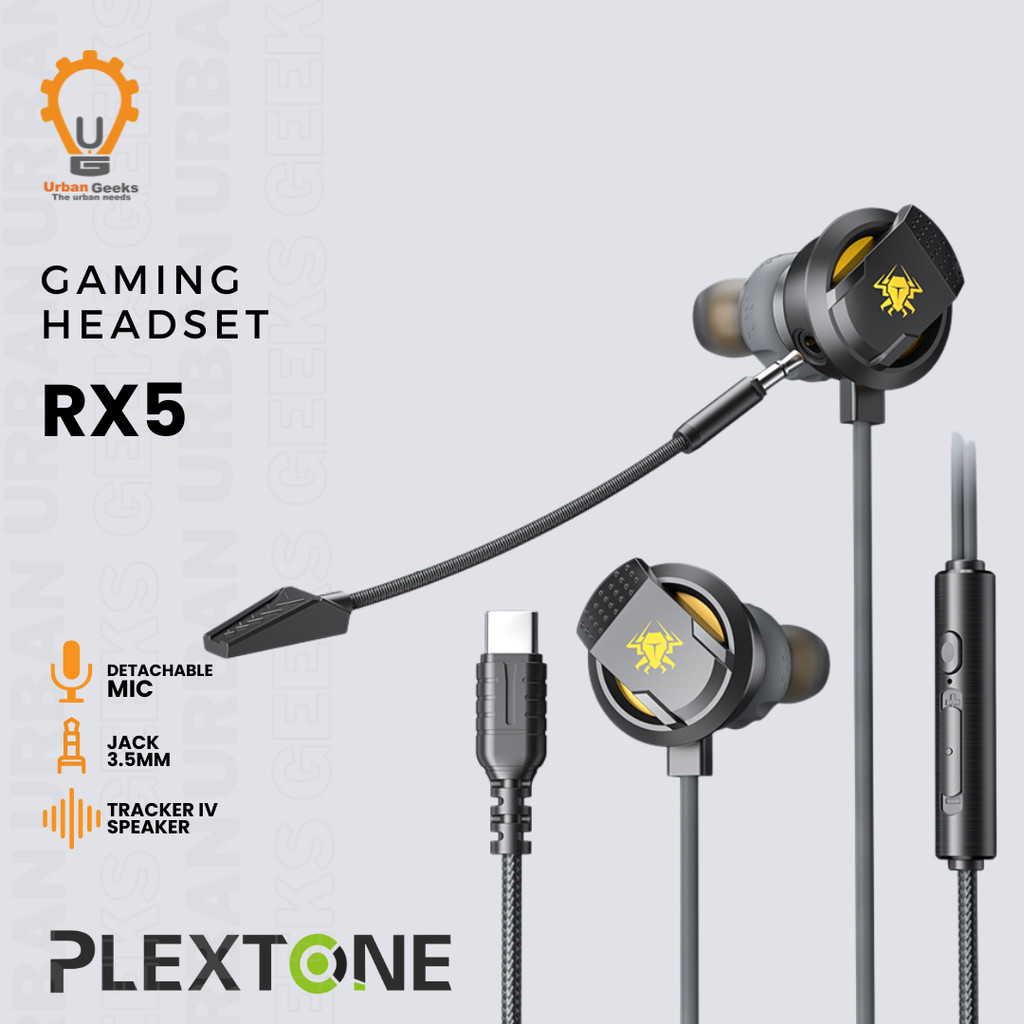 Jual PLEXTONE RX5 Gaming In-Ear Headset Tracker IV Speaker with Mic ...