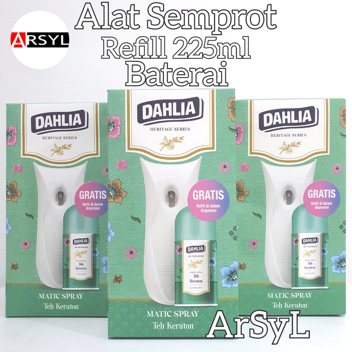 Jual Dahlia Matic Alat Semprot Pengharum Ruangan Otomatis - Teh Keraton ...