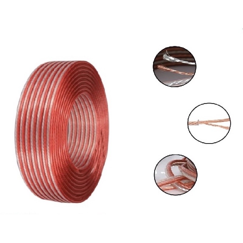 Jual KABEL LISTRIK BENING TRANSPARAN AUDIO CABLE 2 x 30 mm 2x30 20 ...